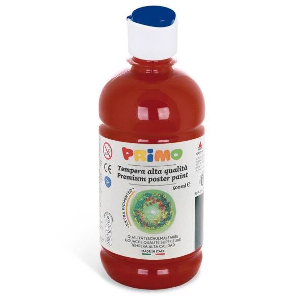 Primo Tempera Boya Kahverengi 500 Ml | Okulyapionline.com